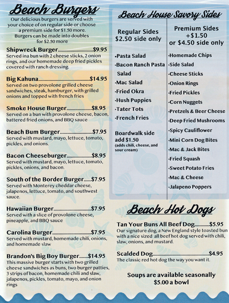 BEACH HOUSE GRILLE, 211 W Main St, Mayodan, NC, Phone 336-427-3030